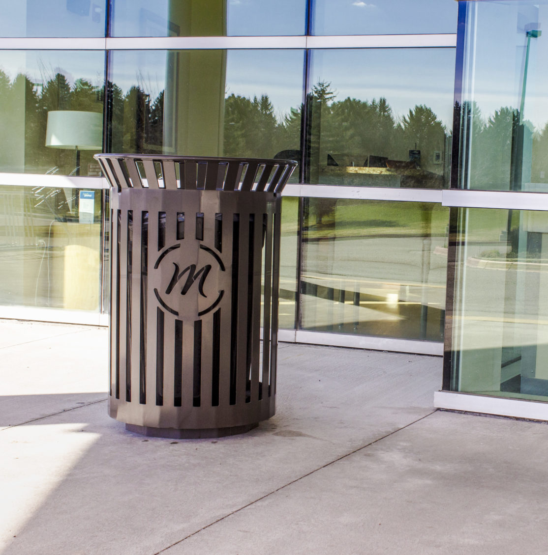 Oak Receptacle - Premier Site Furniture